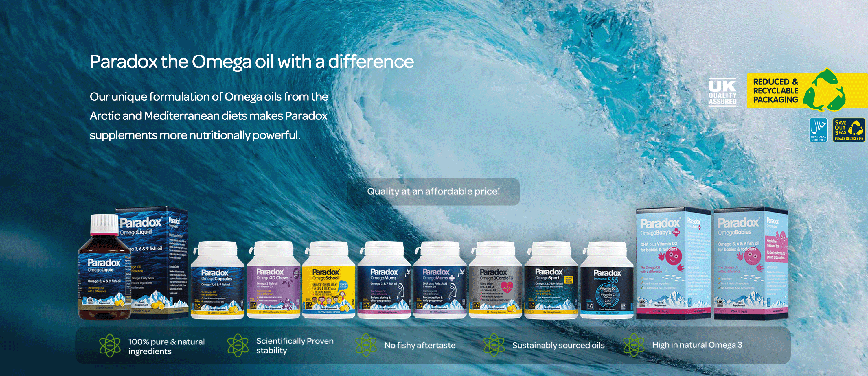 Paradox Omega Oils - Omega Oil with a Difference